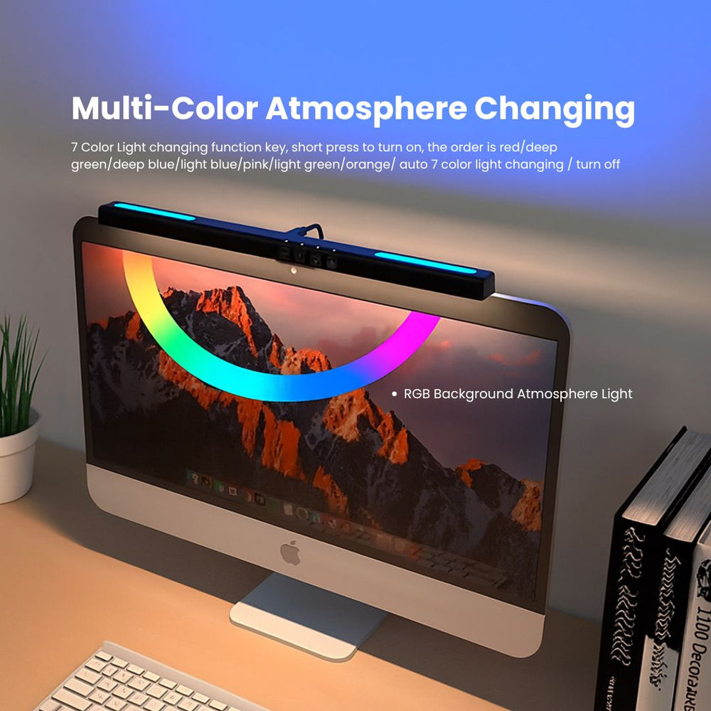 Monitor Light Bar with RGB Back Light