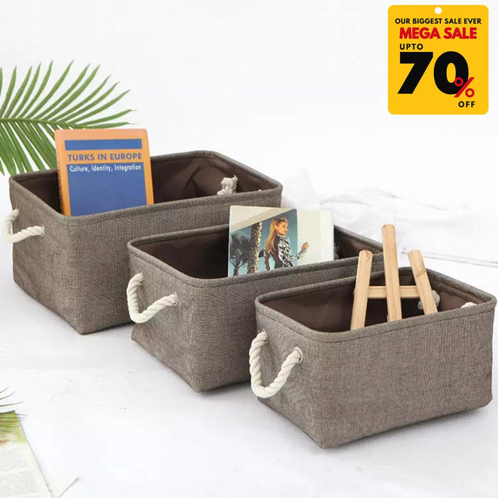 Foldable Fabric Storage Baskets