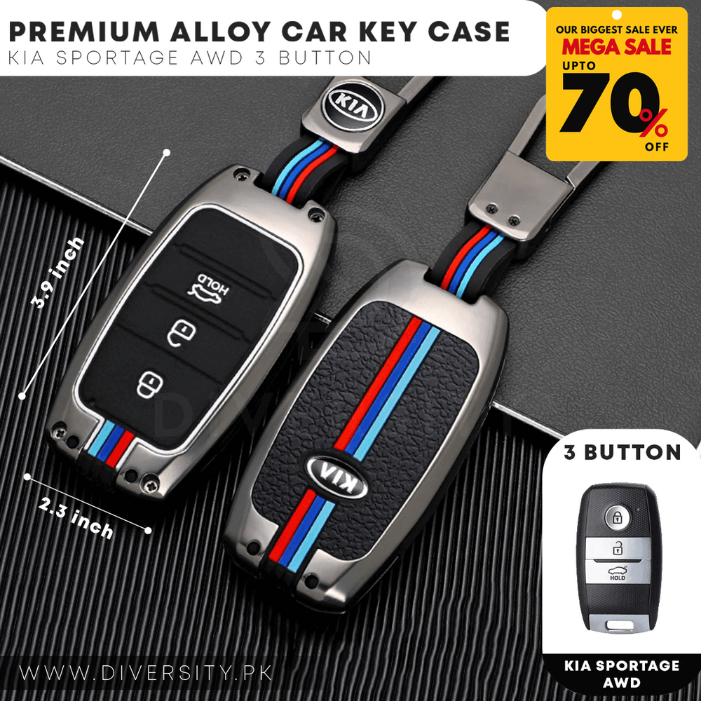Premium Alloy Car Key Case